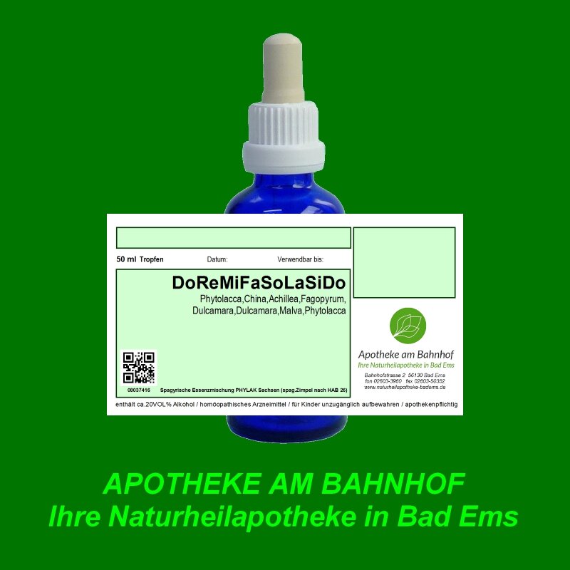 DoReMiFaSoLaSiDo Spagyrik Essenzenmischung 50ml - Naturheilapotheke Bad ...